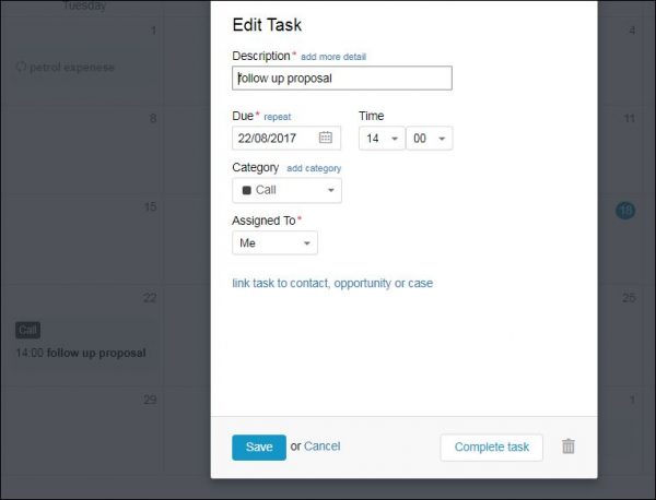 How to Add Tasks to Capsule CRM |Red Kite Services | Admin Services